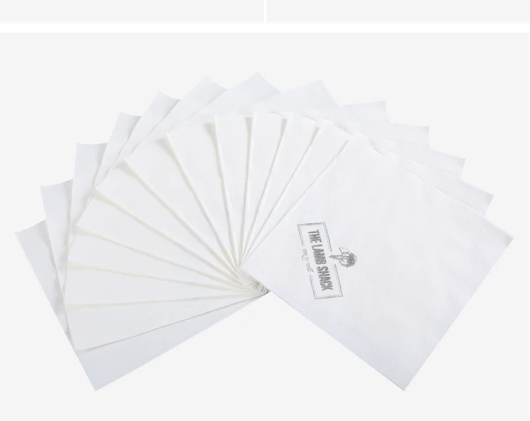 17 Gsm Customised Paper Table Tissue Napkins - Ultra Soft