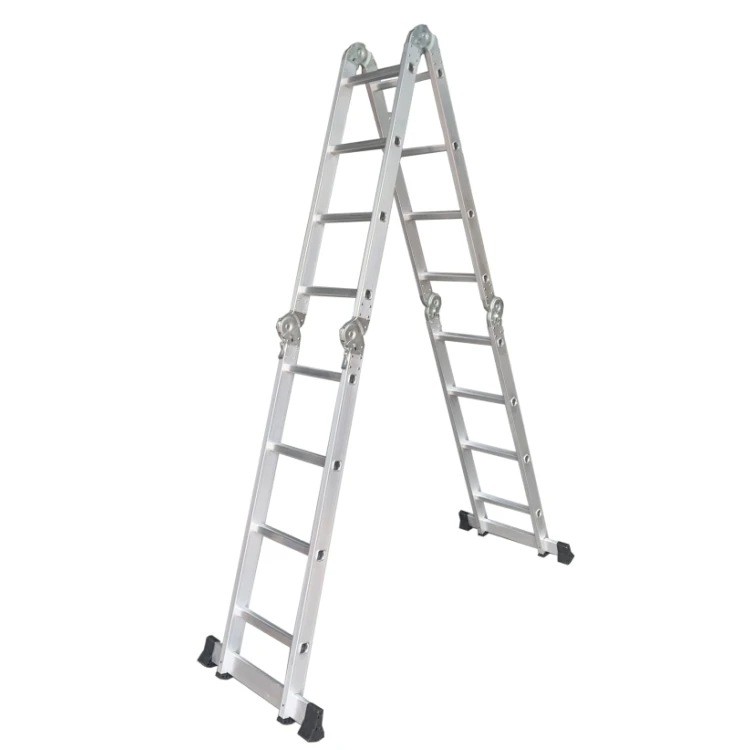 Aluminum Multipurpose Folding Ladder With Work Platform - Buy Ladders ...