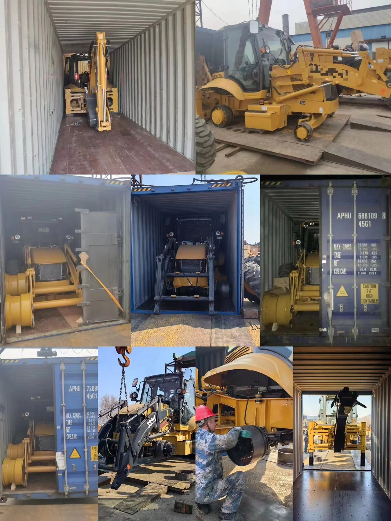 Mini Backhoe Loader Tractor with Loader and Backhoe