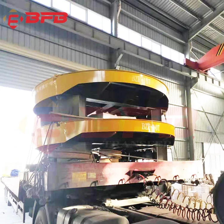 Ac Motor Electrical Turntable Rail Transfer Car Factory Applied Easy ...
