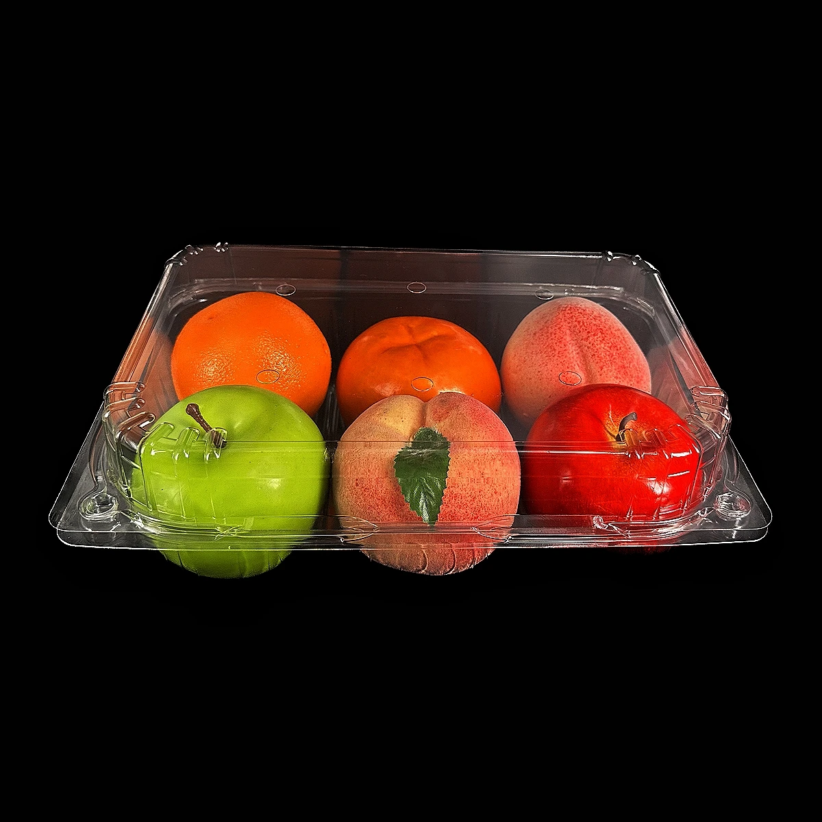 Pet Disposable Clear Fruit Clamshell Transparent Fruit Packaging Box ...