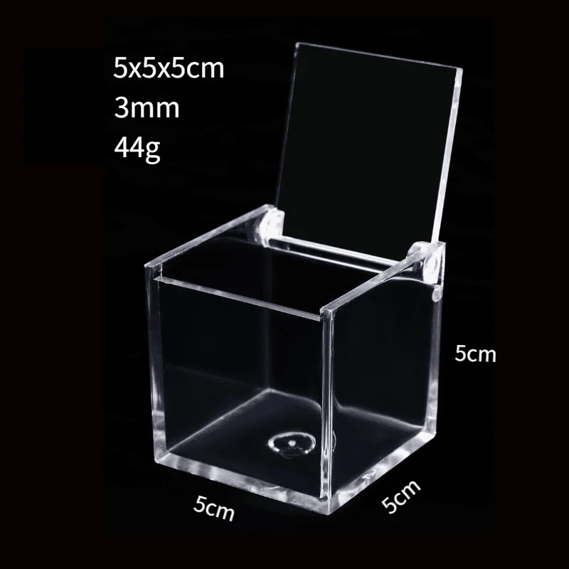 Clear Acrylic Display Boxes Acrylic Cube Stand Plastic Square ...