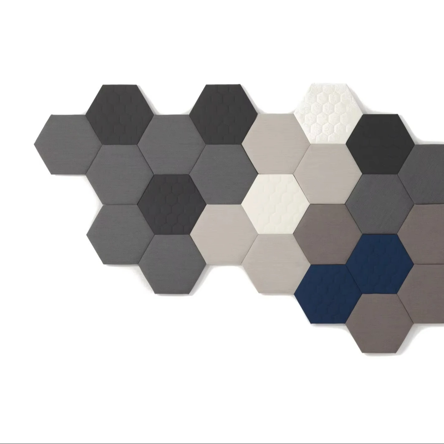 Modern Design Hexagon Acoustic Panels Sound Absorbing Panels Wall Decor ...