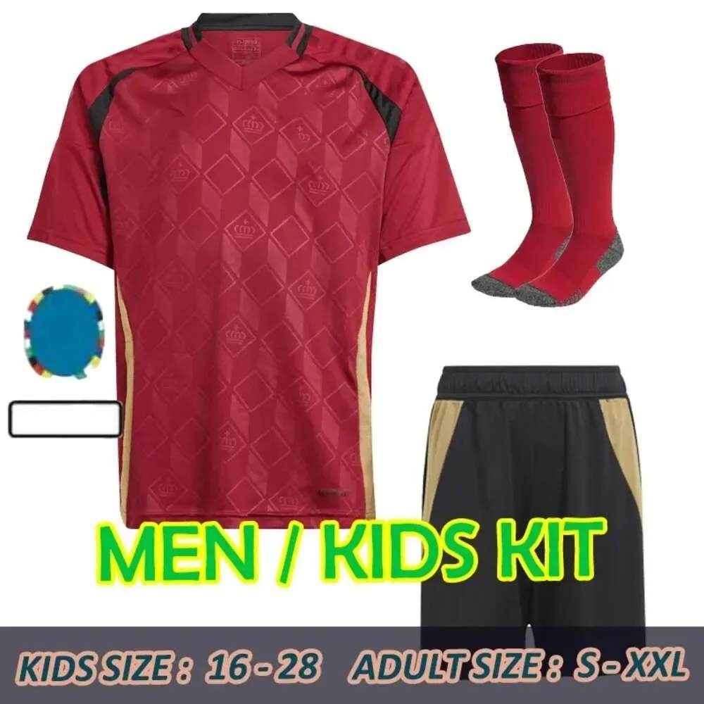 Brand New 24 25 Home Away Belgium Soccer Jerseys Men Women Kids ...