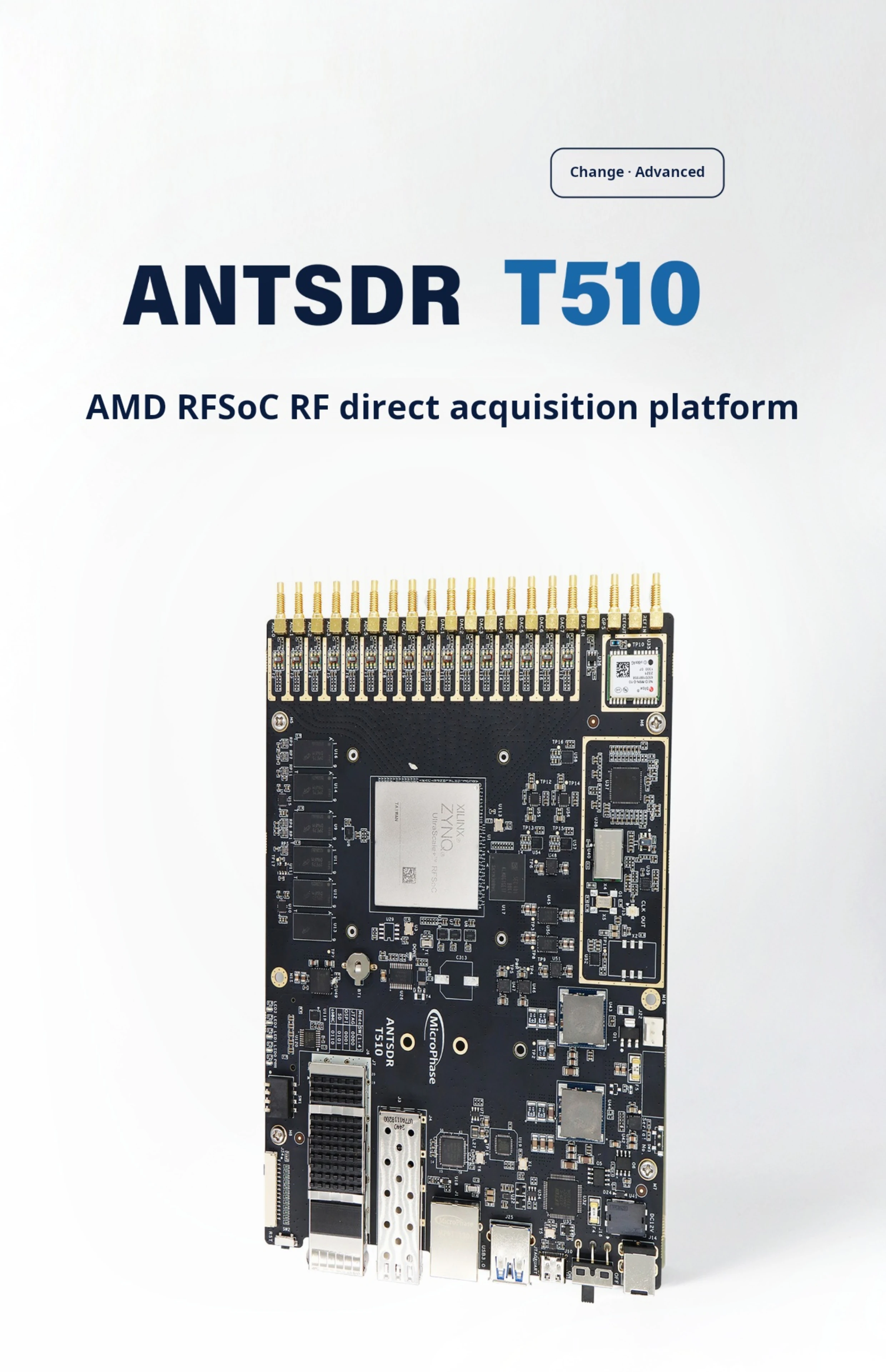 Chipboard Microphase ANTSDR-T510 FPGA Development Board