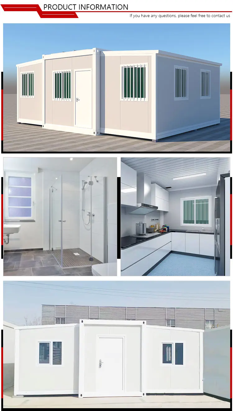 Movable Folding Expansion House Building 2 Bedroom Portable Modular ...