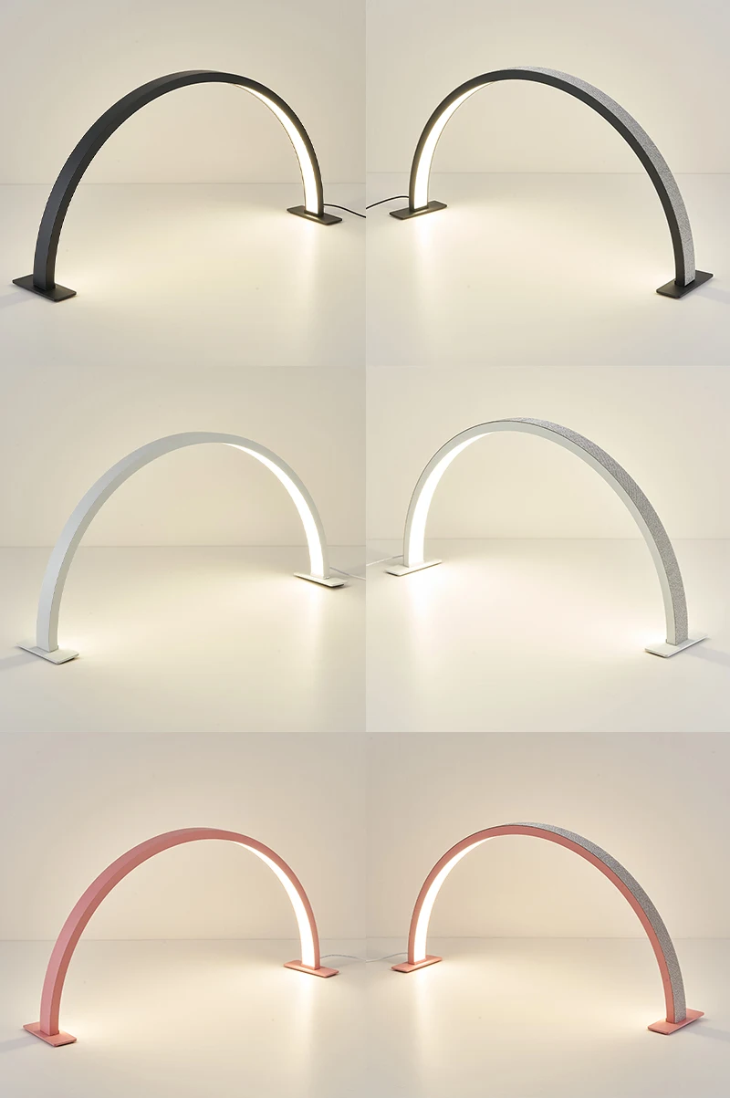 Arch Beauty Light Led Floor Lamp Half Moon Eyelash Ring Light for ...