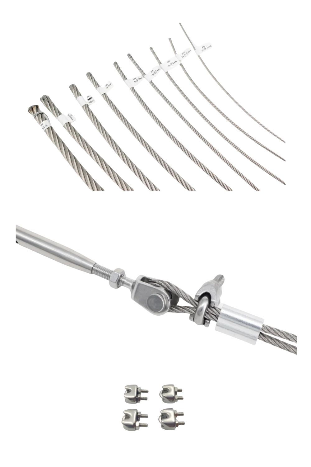 Stainless Steel Safety Line Products SS Polished Finish Rigging ...