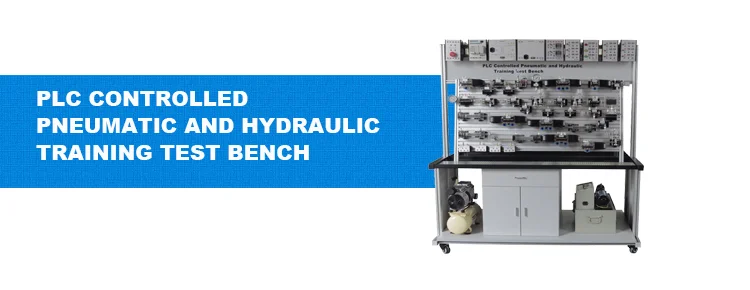 Plc Controlled Pneumatic And Hydraulic Test Bench Trainer Vocational ...