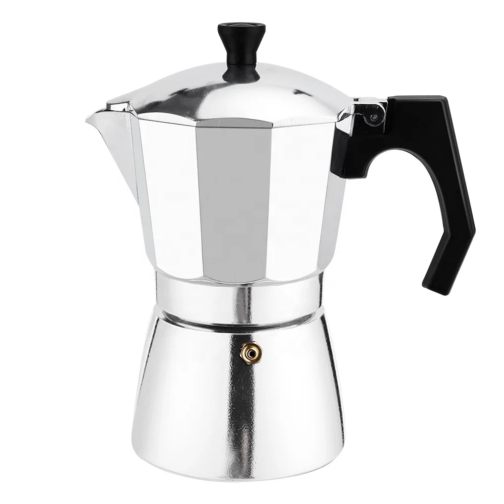 Italian Coffee Machine Espresso Coffee Maker Moka Pot 3 Cups Iconic ...