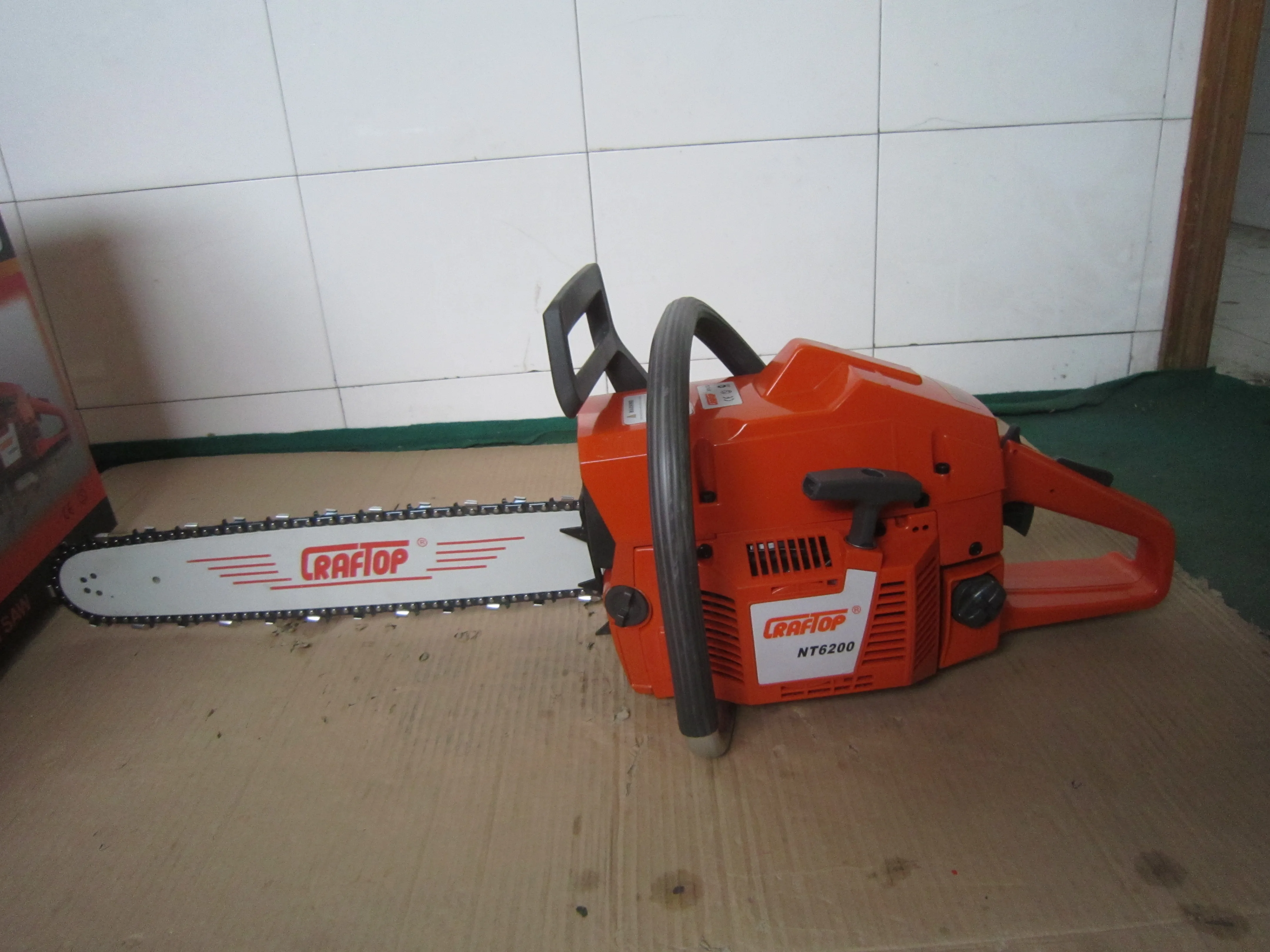 62cc Power Chainsaw Wood Cutting Machine Gasoline Chainsaw Price - Buy ...