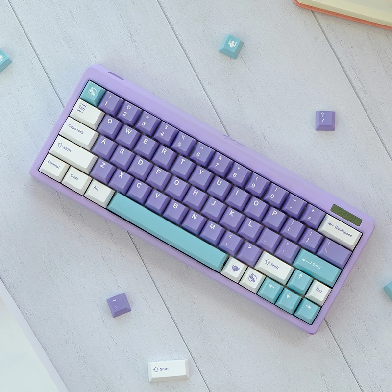 129 Keys Magnolia Keycaps Dye Sublimation Cherry Profile Mechanical ...