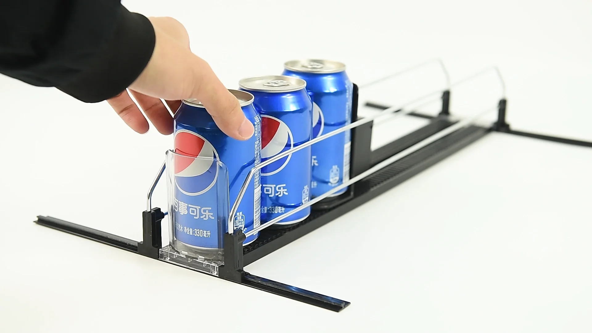 Supermarket Soda Can Adjustable Drink Bottle Organizer Pusher For ...