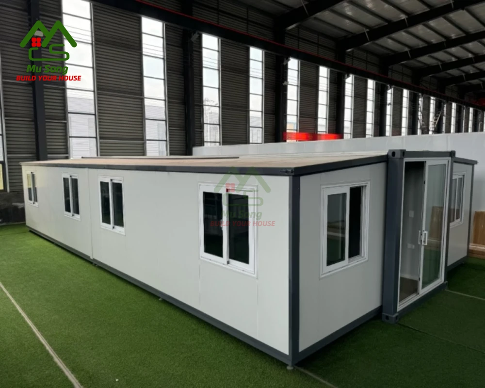 Luxury 20ft 40ft Steel Prefab Houses Portable Expandable Containers 2-5 ...