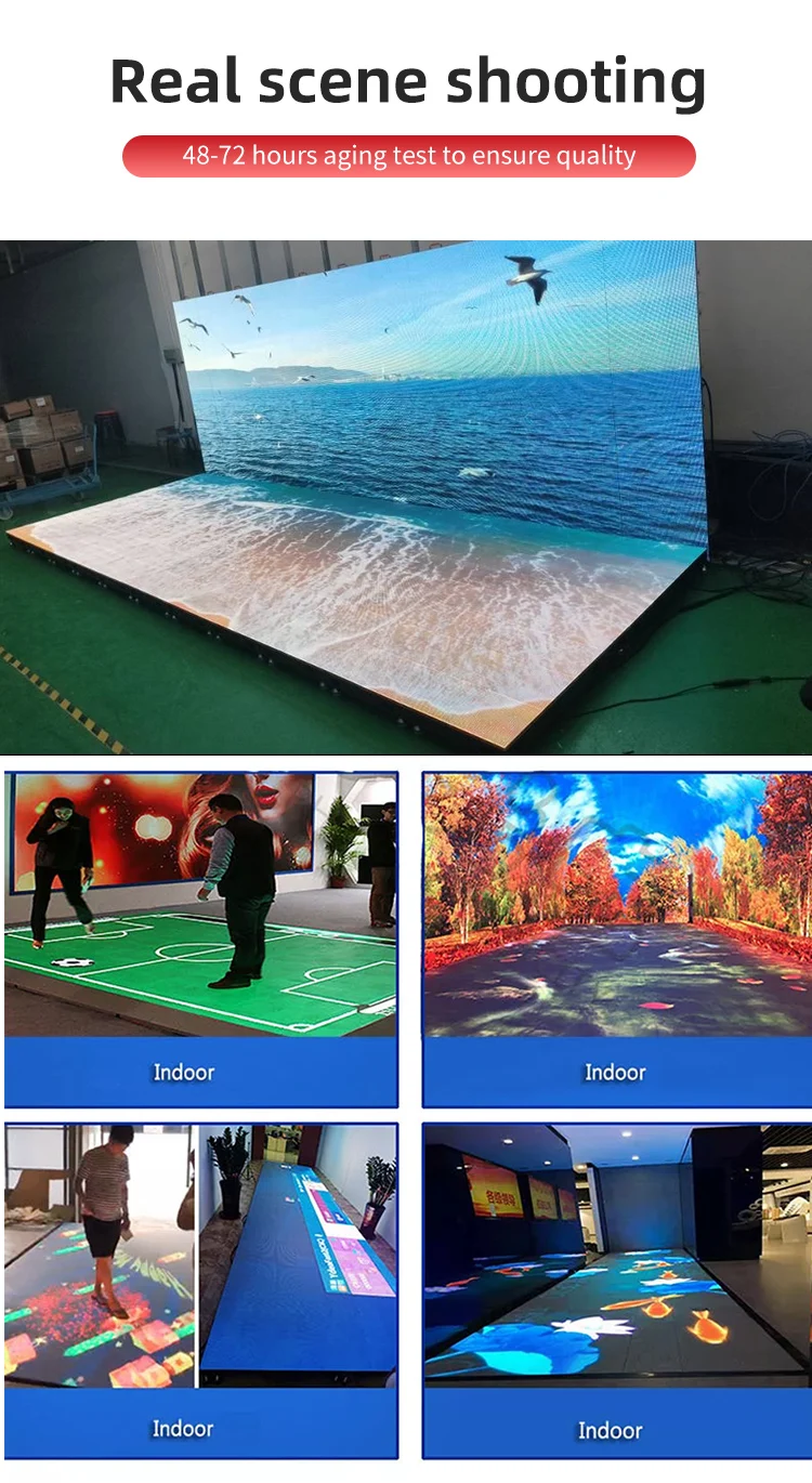 Interactive LED Dance Floor Panels - Stage Rental Display