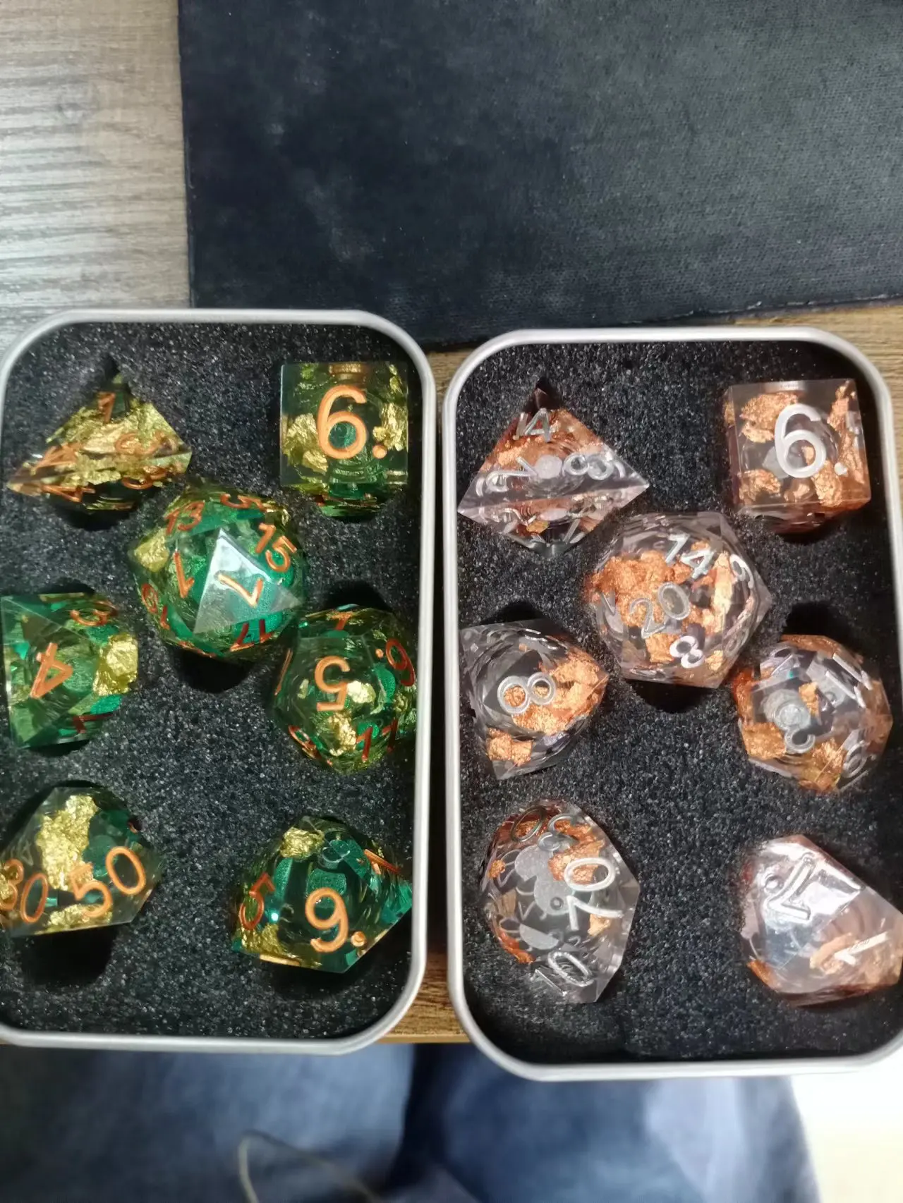 Custom Dnd Coolest Dnd Liquid Core Dice For Dungeons And Dragons