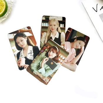 Kpop Postcard Jennie Jisoo Rose Lisa Photocards Paper Cards 4pcs/set ...