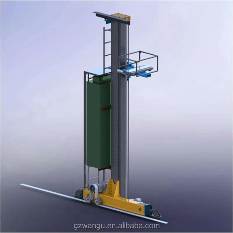 Space Saving Automated Single Column Stacker Crane ASRS