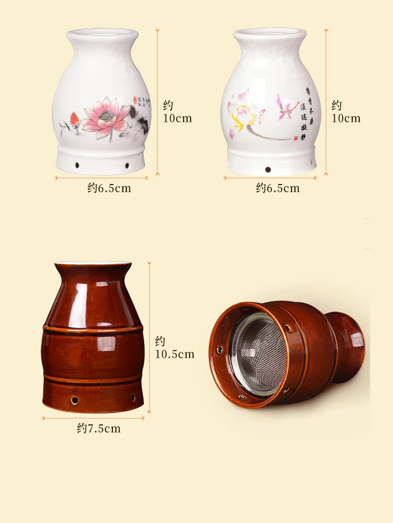 ceramic scraping moxibustion jar household multi-functional hot ...