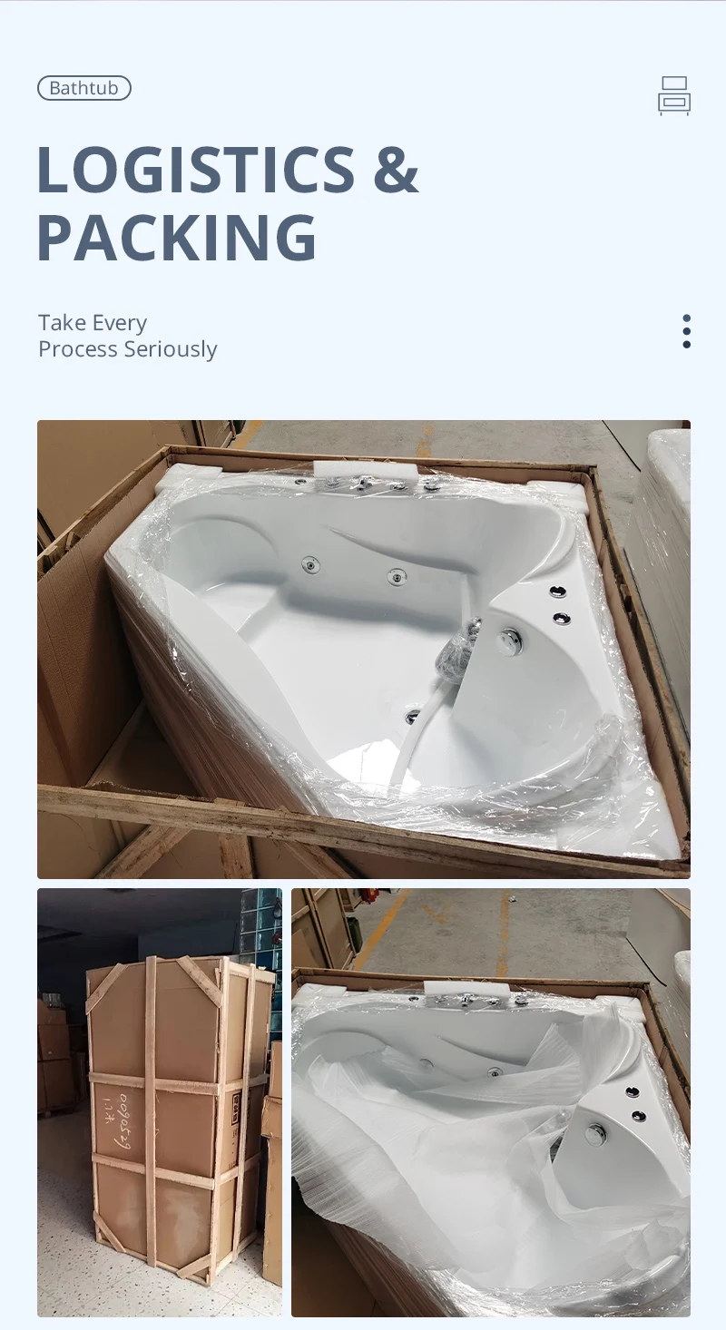 High-end Single Jacuzzi With Massage Waterfall Water Acrylic Spa ...