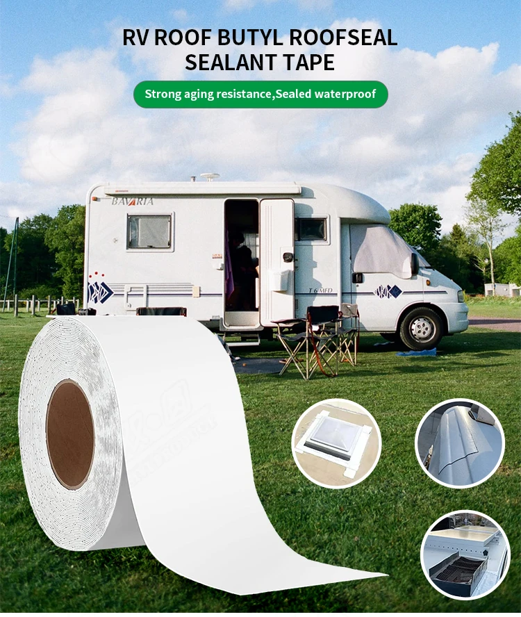 Customizable Size White Best Rv Rubber Roof Repair Tape Rubber Roof ...