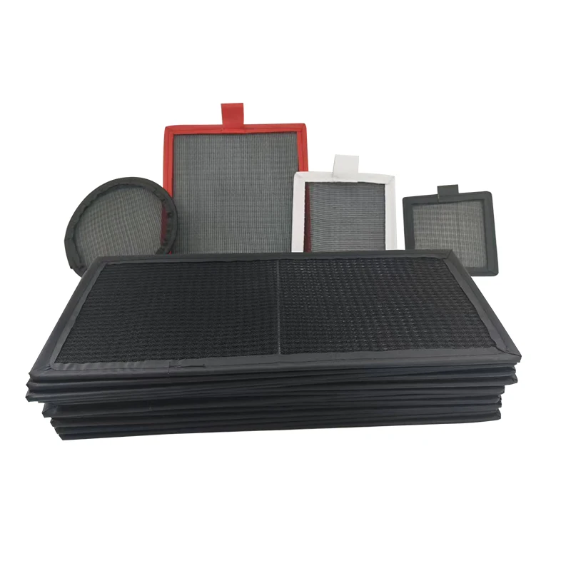 HVAC System Cleanroom Air Filter Prefabricated Black Replacement Filter ...