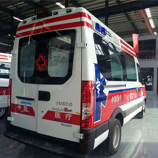 Unit In Stocks High Roof Automatic Large Iveco Ambulance Car For ...