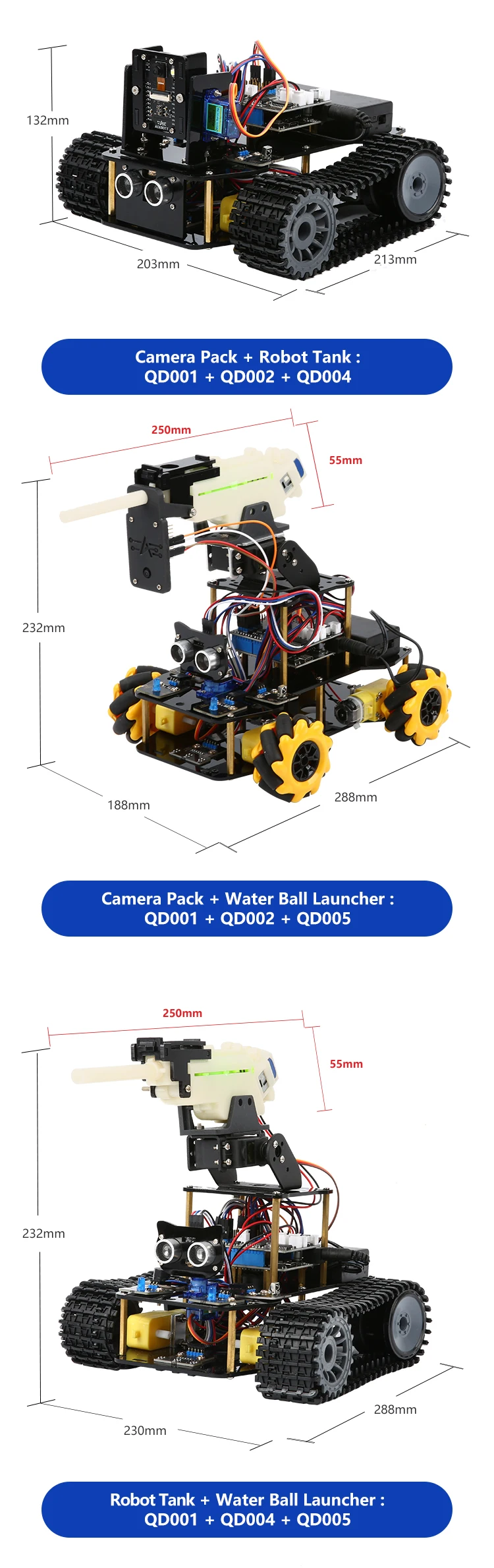 ACEBOTT ESP32 Robot Kit for Arduino - Smart Learning Tools