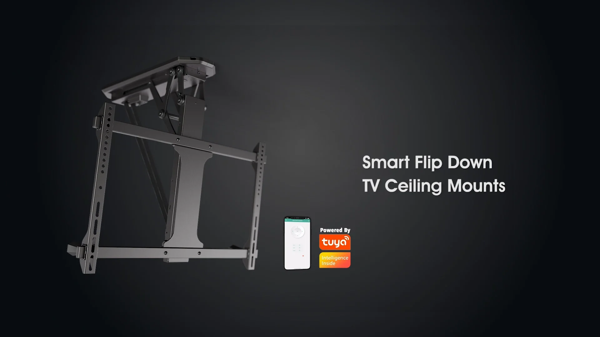 App Remote Control Flip Down Smart Tilt Electric Adjustable Motorized ...