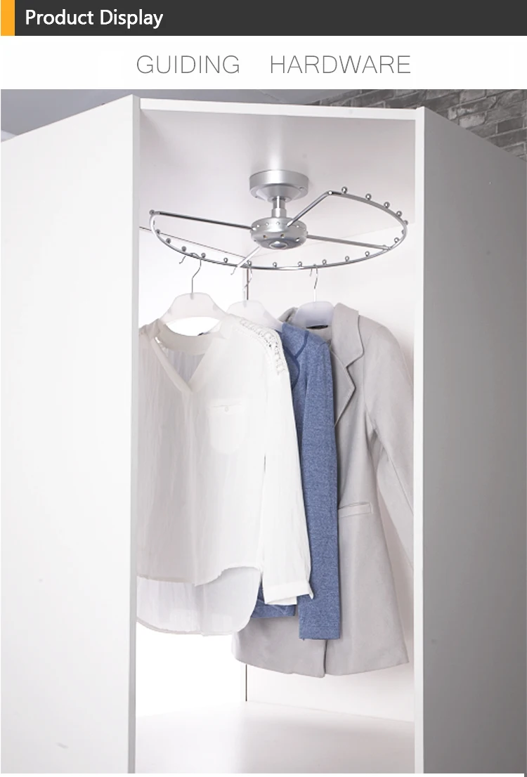 Popular Bedroom Wardrobe Rotating Clothes Hanger - Eco-friendly