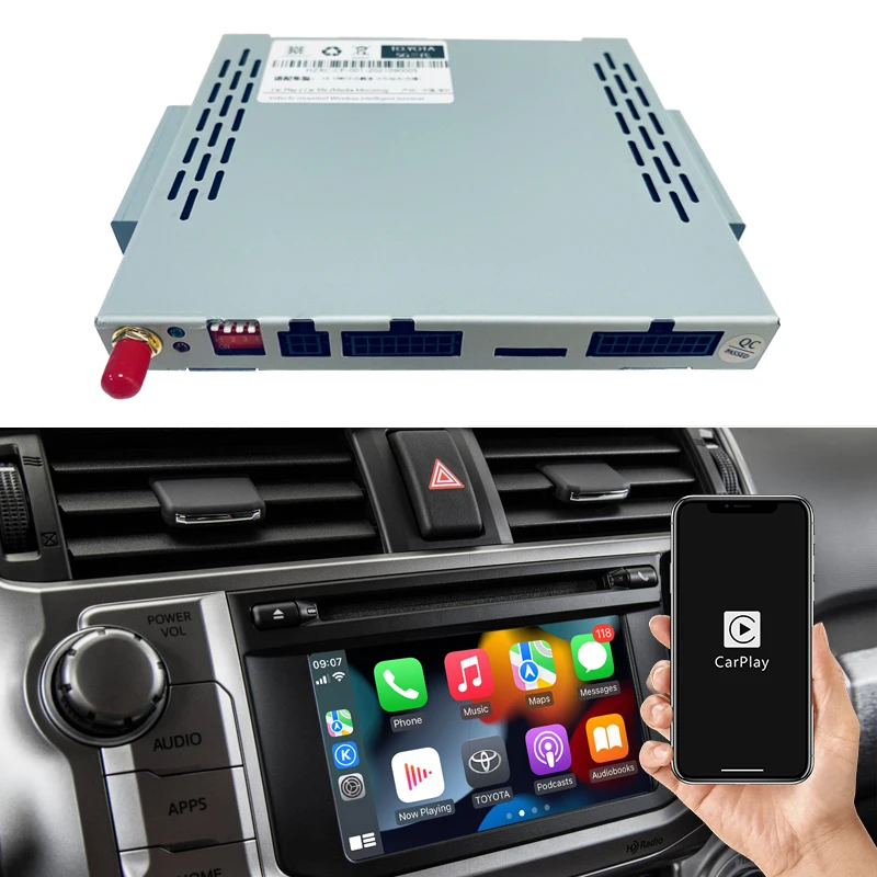 Wireless Apple Carplay Android Auto Decoder For TOYOTA Aurion 2014-2020 ...