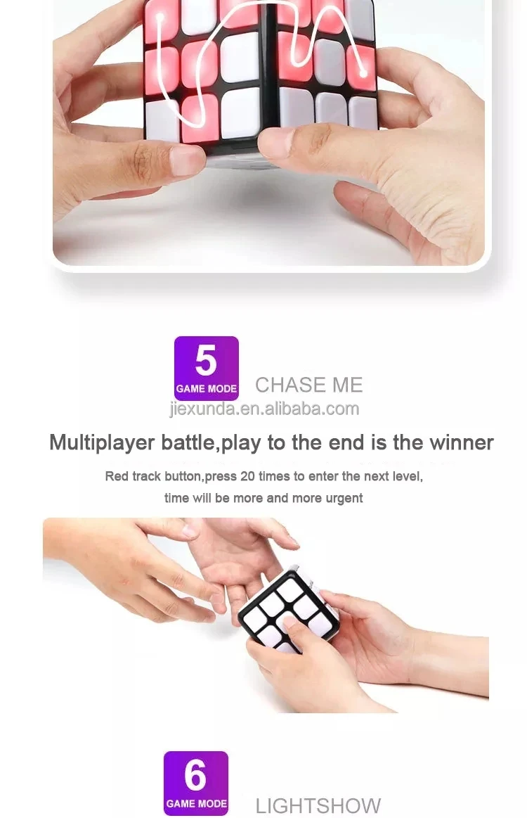 Winning Fingers Flashing Cube - Brain Training Toy for Kids
