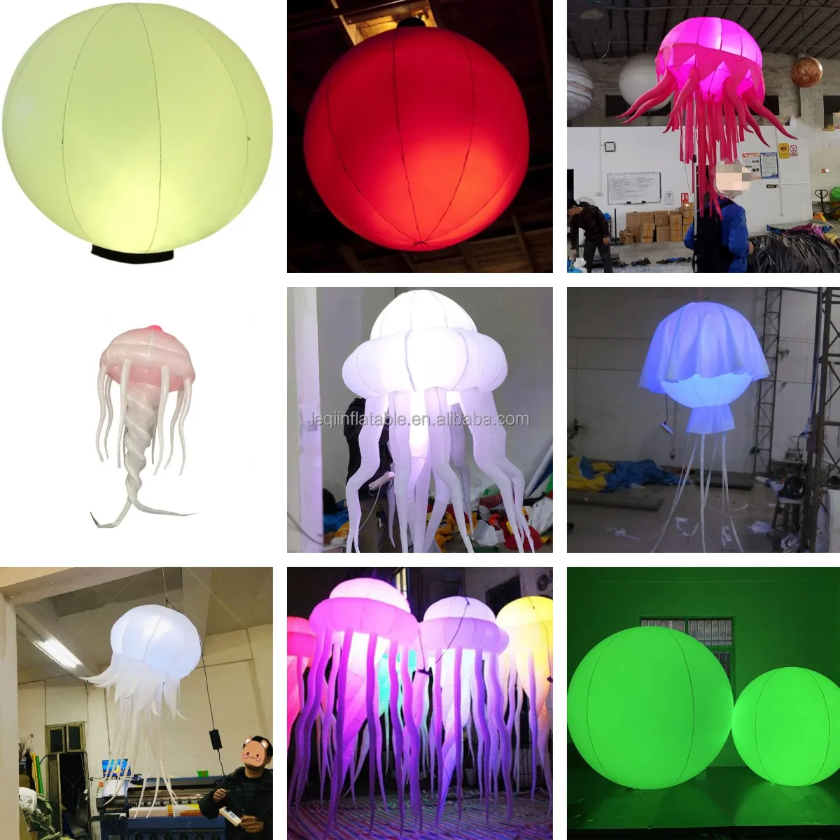 3m Diameter Inflatable Led Lighting Decor Inflatable Ufo Hanging Flying ...