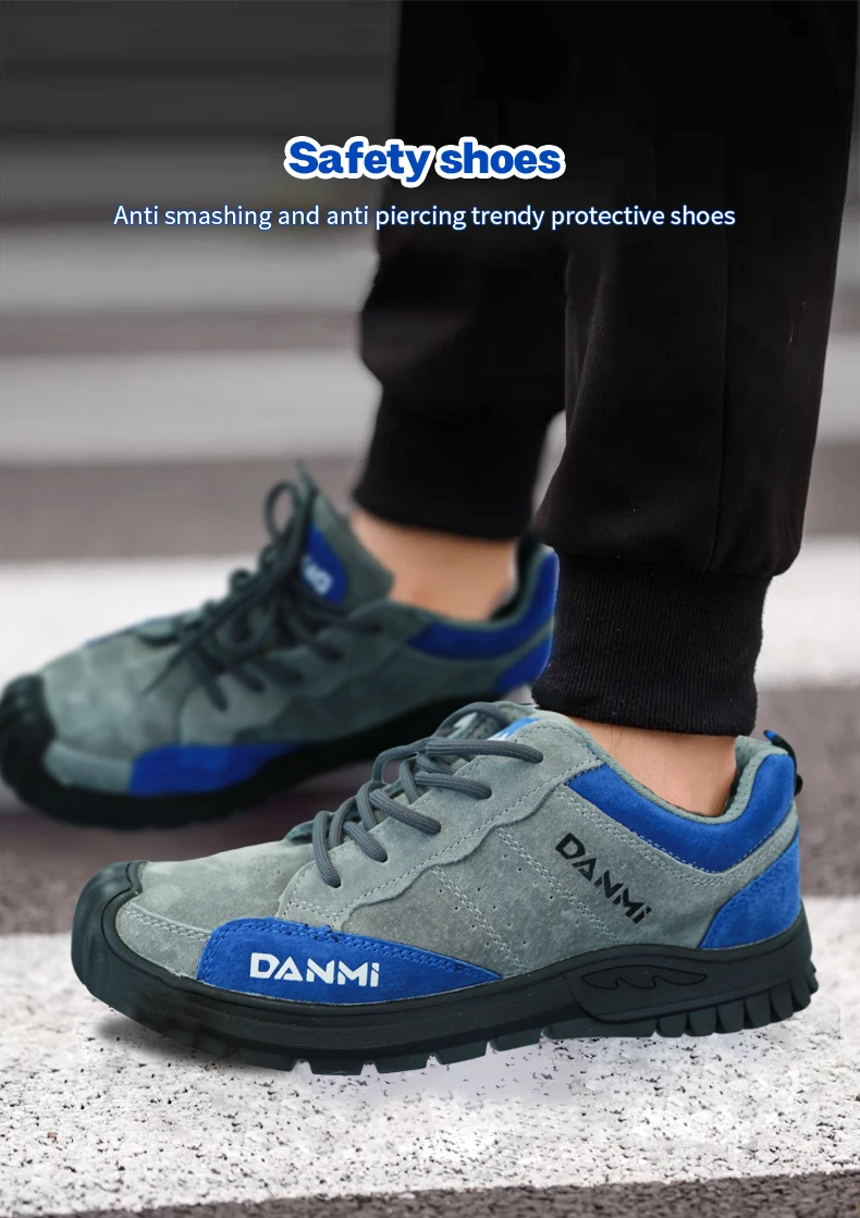DANMI Safety Work Shoes - Durable, Comfortable, and Waterproof