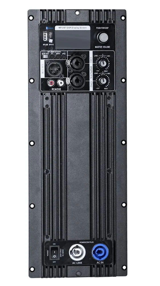 Professional Dsp Active Speaker Amplifier Module Blue Tooth Bt Usb Port Class D Power Amplifier