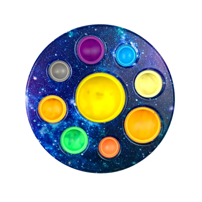 Kids Educational Planet Dimples Fidget Toy - Space Solar System