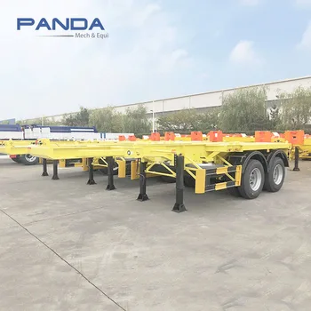 Trailer Truk Sasis Intermodal Container Skel 20ft Untuk Dijual Di ...