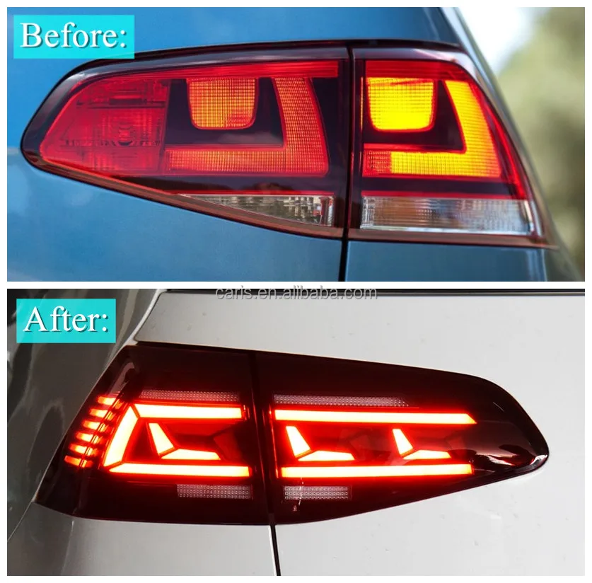 Archaic Modified Full LED VW Rear Lamp for Golf 7 2013-2021