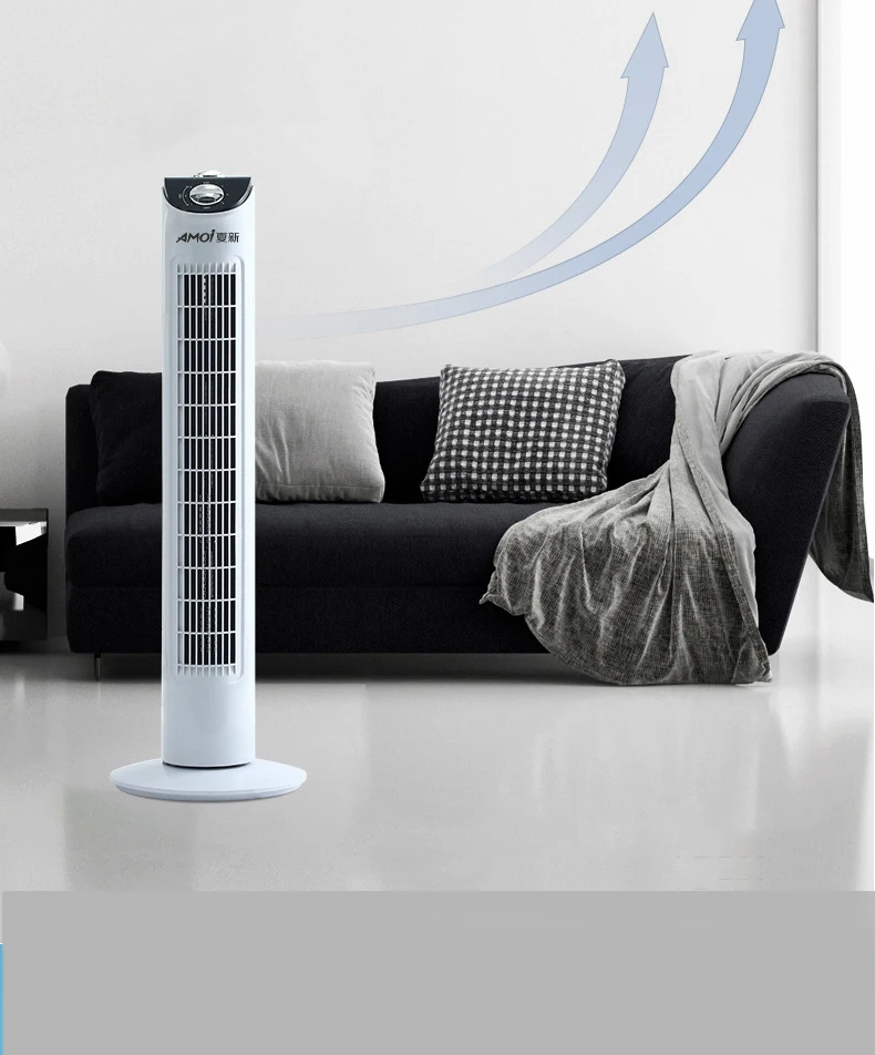 Manual Bladeless Electric Cooling Tower Fan Cold air Fan Summer Bedroom ...