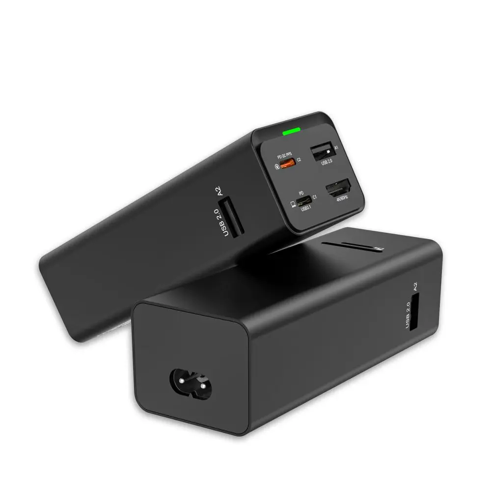 1.83m Extension Cord Desktop Charger 100w Gan Laptop Charger With Hd ...