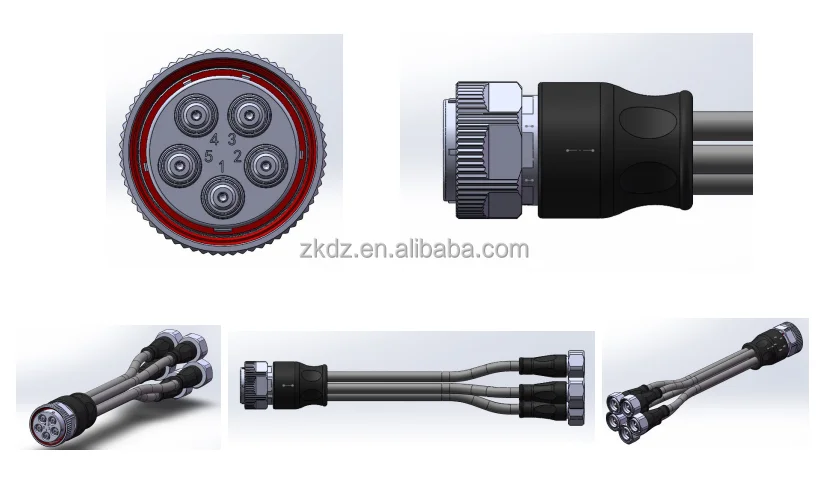Low PIM Jumper - MQ5 Plug to 4.3/10 Male Connector, 2m Cable