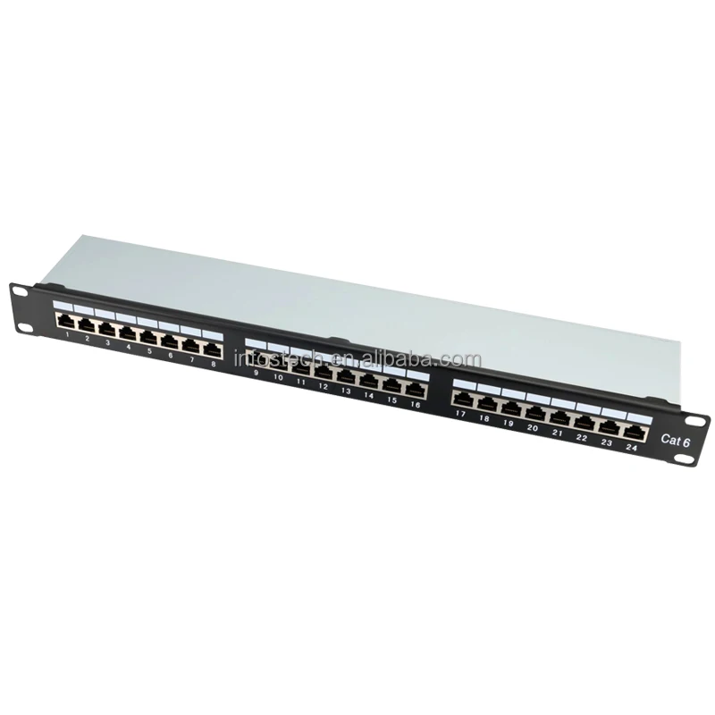 Renbao 24 Port Cat6a Modular Keystone Jack Lan Patch Panel For ...