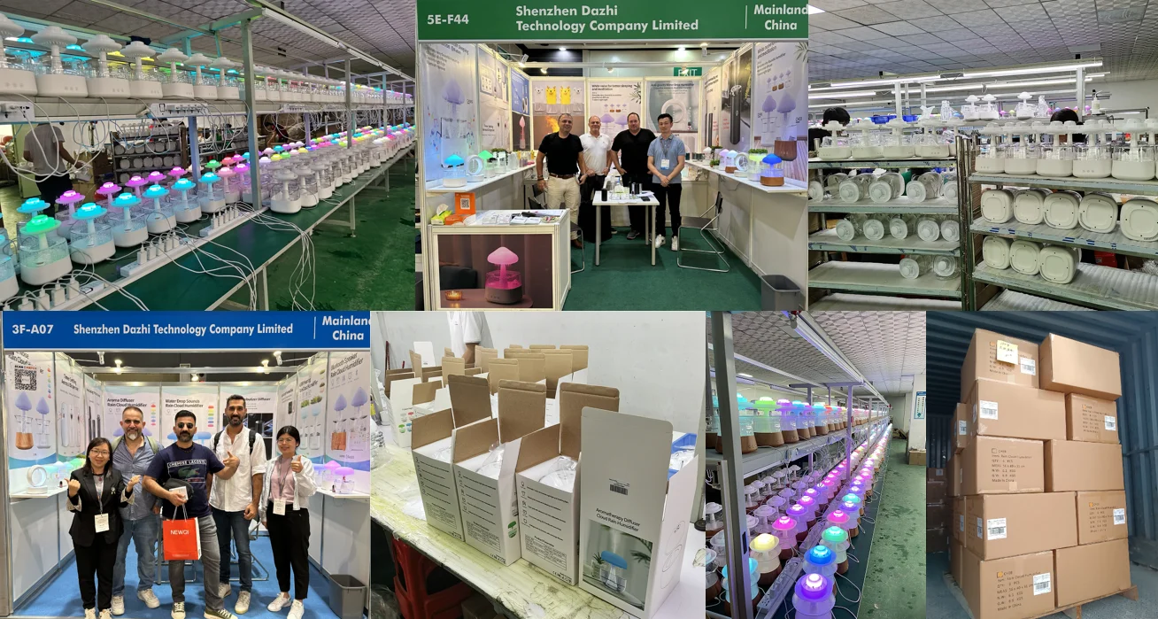 Decorative Water Drop Zero Humidifier Backflow Aromatherapy Machine ...