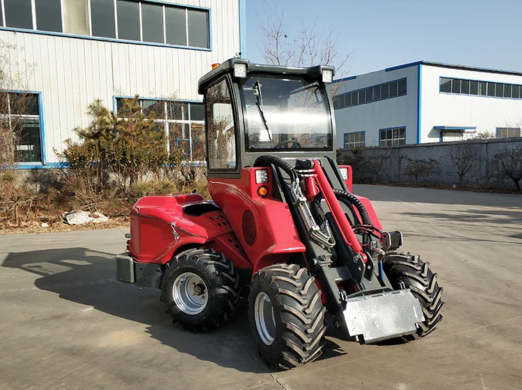 1 Ton Payload Mini Hydraulic Wheel Loader DY840 Telescopic Loader with ...