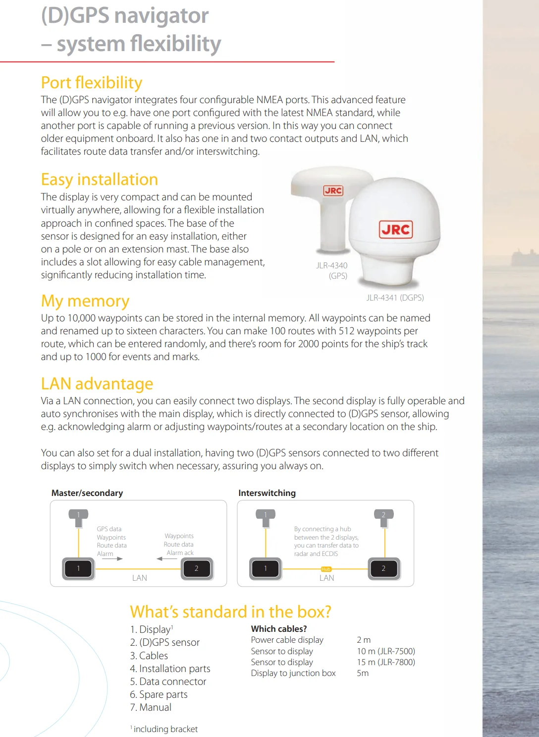 JRC JLR-7500 & JLR-7800 - Precision Maritime Navigation