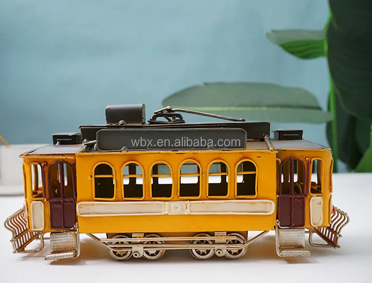 2022 Vintage Trolley Bus Model Toys - Antique Tram Collectibles