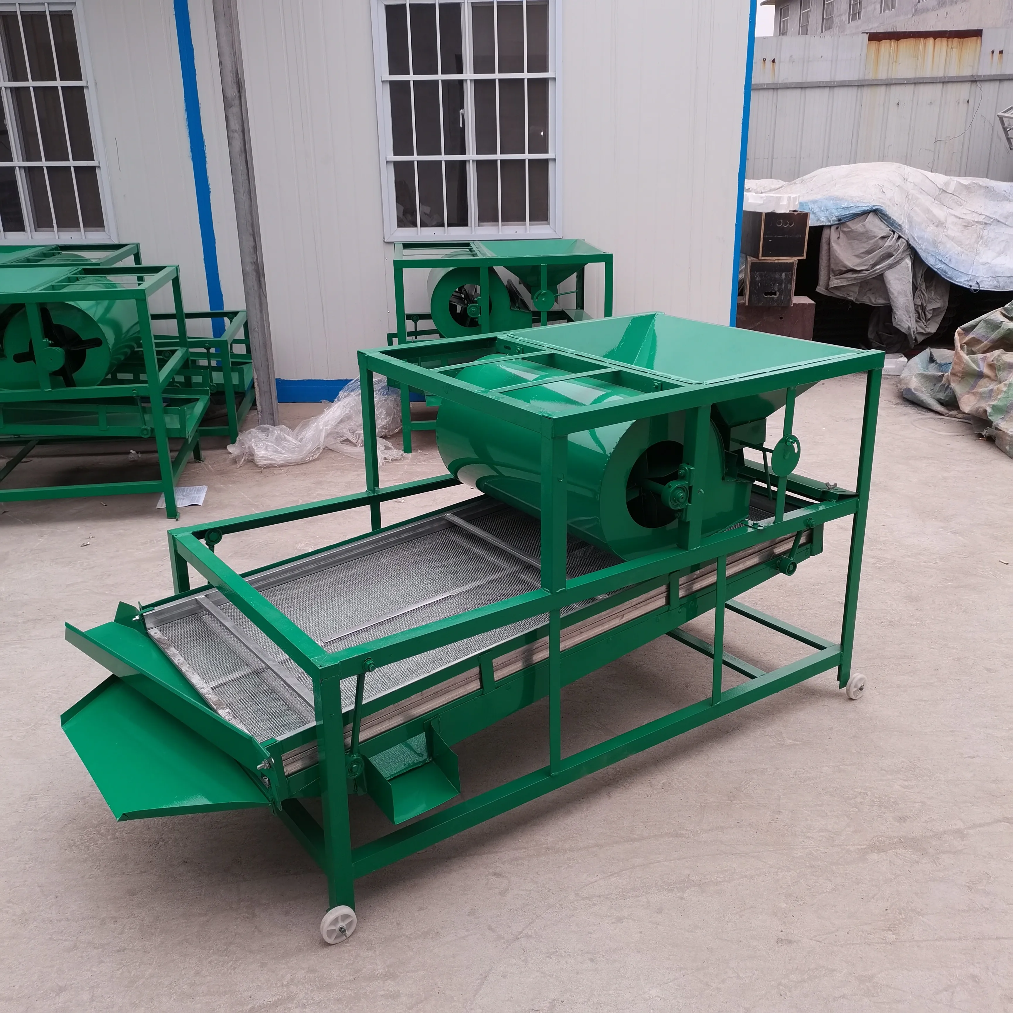 Rice And Wheat Millet Cleaning Machine Two-phase Electric Small ...