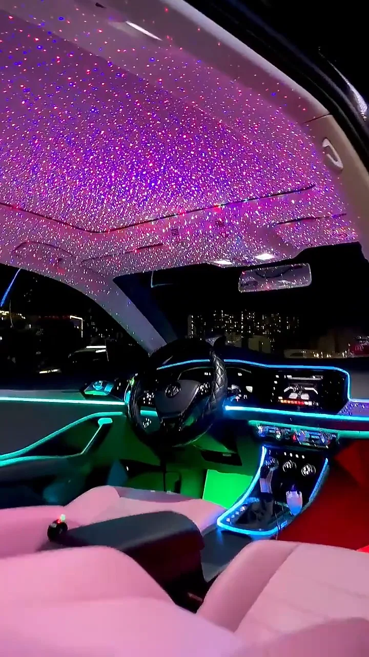 Car Interior Decorative Ambient Light Backlight Strip Rgb Multiple ...