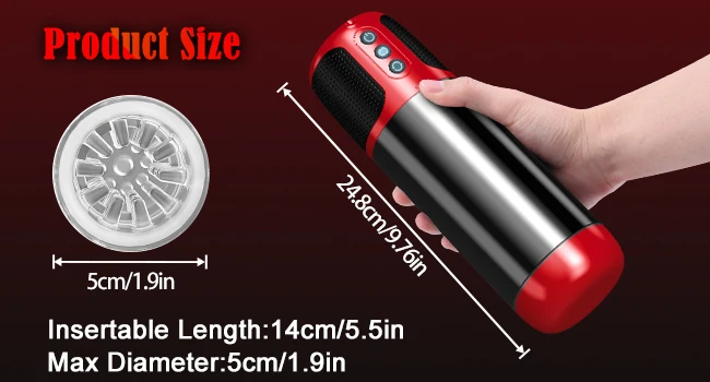 Fully Waterproof Electric Penis Stroker - Adult Sex Toy