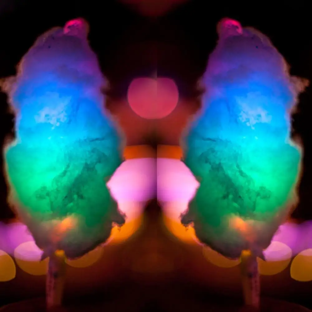 Colorful Glowing Cotton Candy Snow Cone Sticks - Party Favors Odm